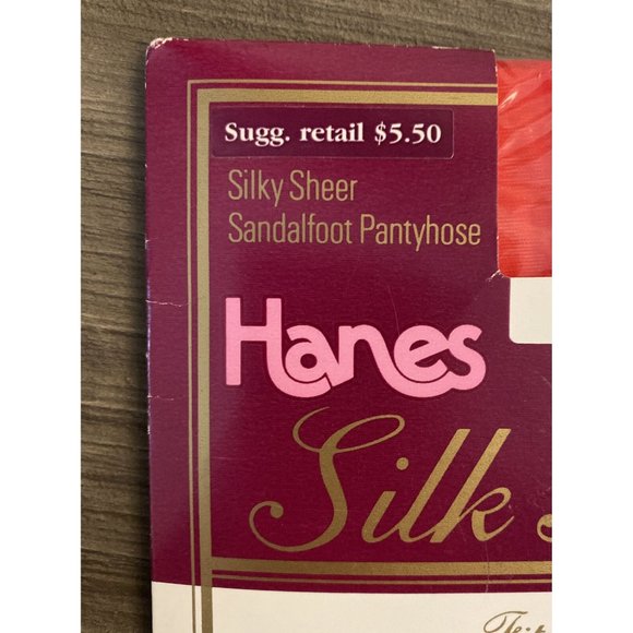 Hanes Silk Reflection Accessories Hanes Silk Reflection Silky Sandalfoot Pantyhose Size Cd